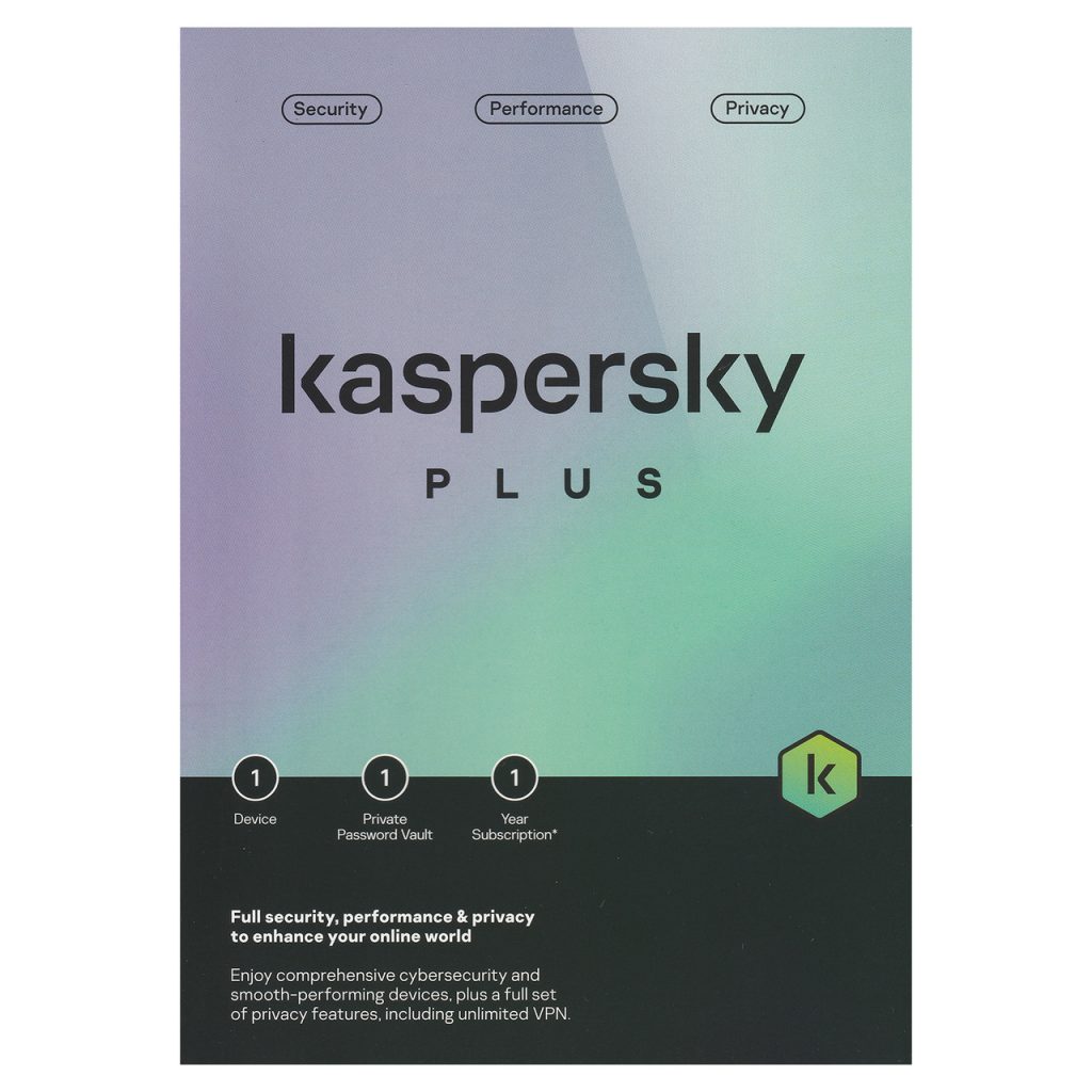 Kaspersky Plus 1 poste Abonnement 1 Année – RuePC : Produits et matériels Informatiques – Algérie